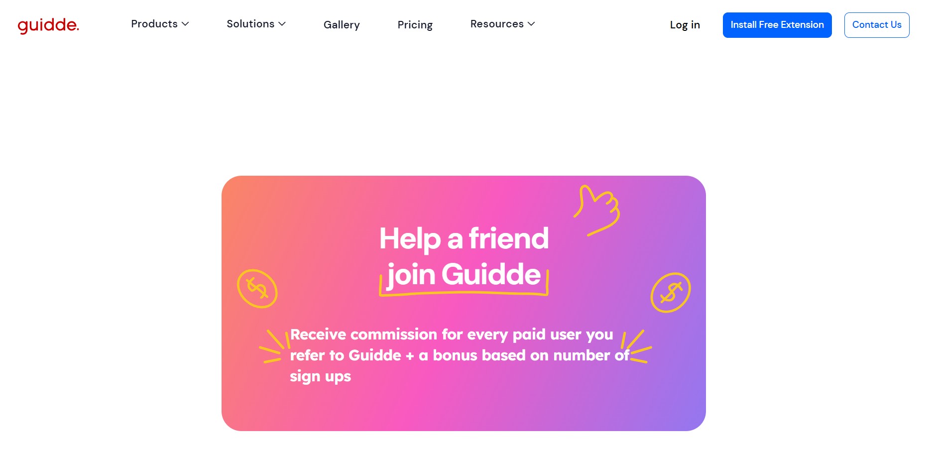 Programa de Afiliados Guidde | Post Affiliate Pro